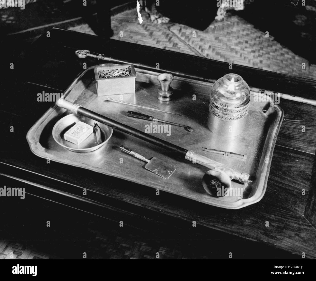 The Technique And Practice Of Opium Smoking -- The smoker's ...