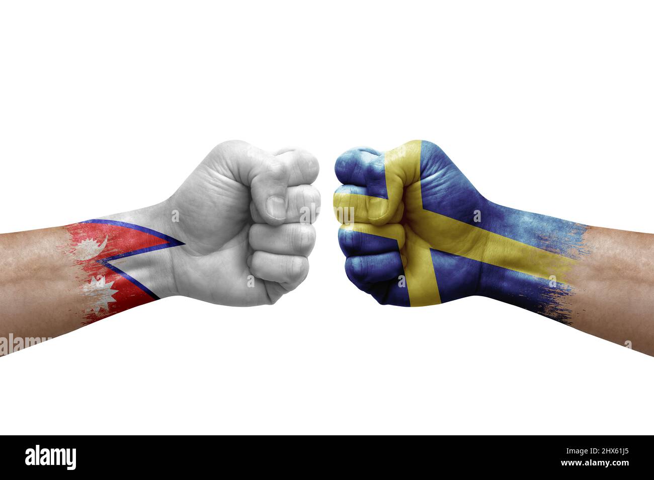 Concept relationship between sweden Cut Out Stock Images & Pictures - Alamy