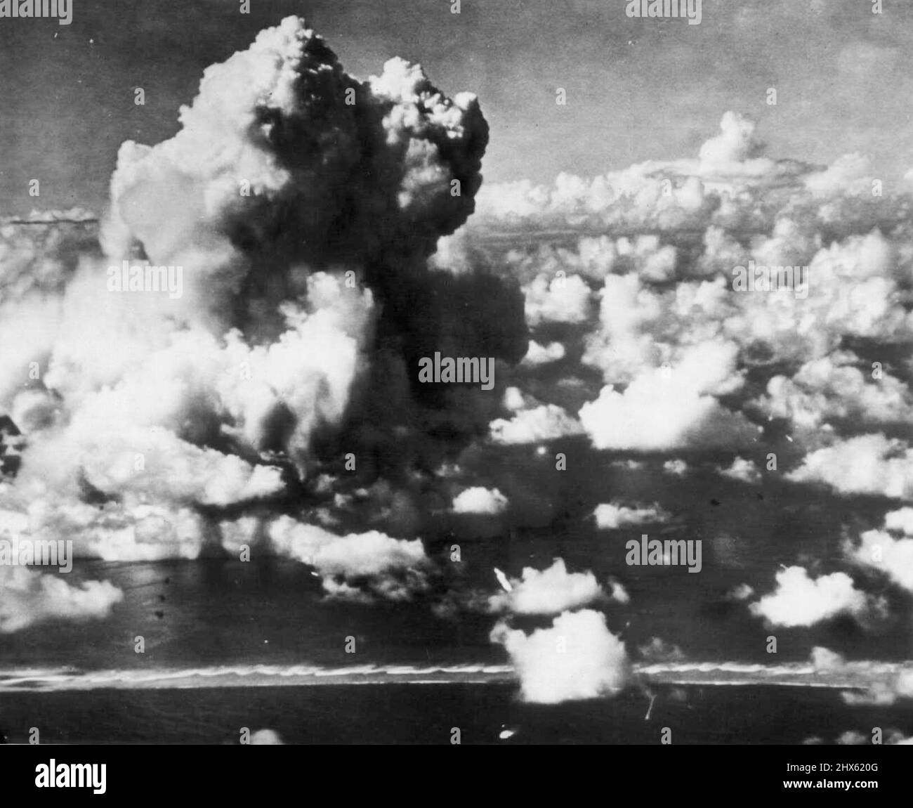 Bikini Blast -- As the atom bomb burst July 24, under water, gigantic ...