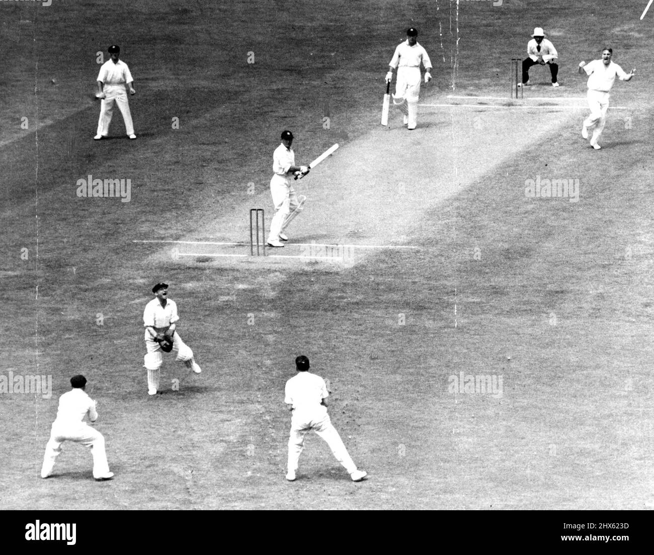 5th test Melbourne. March 8, 1937.;5th test Melbourne Stock Photo - Alamy