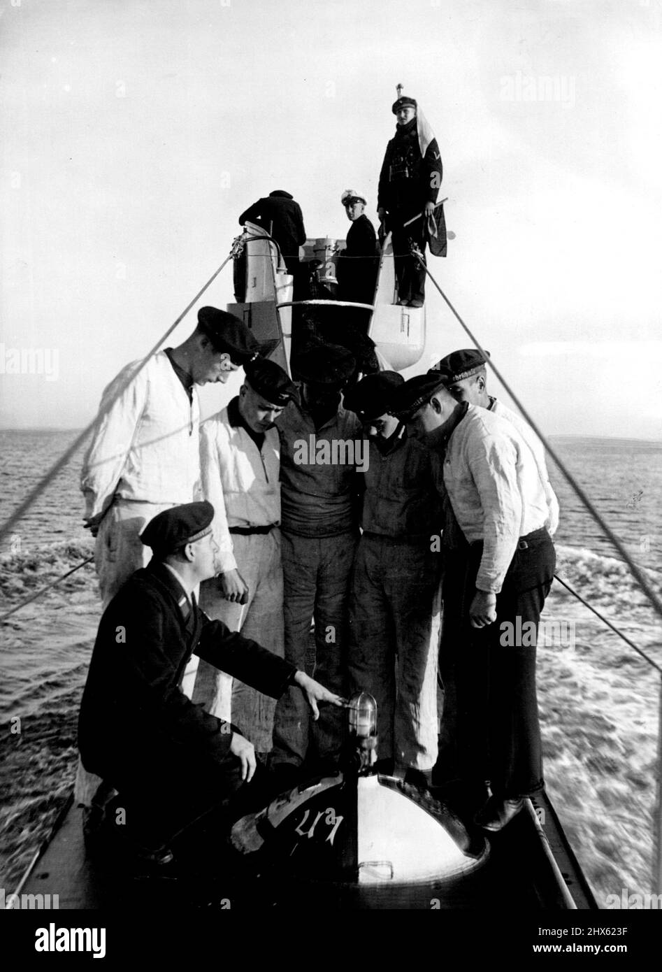 An Instructor explaining the safety ***** is released from the deck of ...