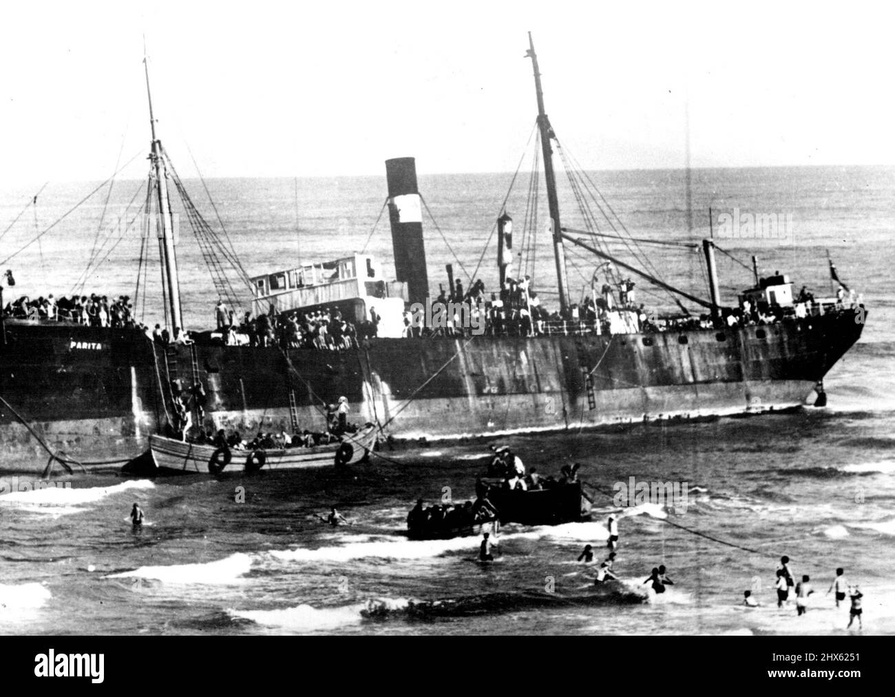 1939... Another unseaworthy boat loaded with refuges seeks help from an ...