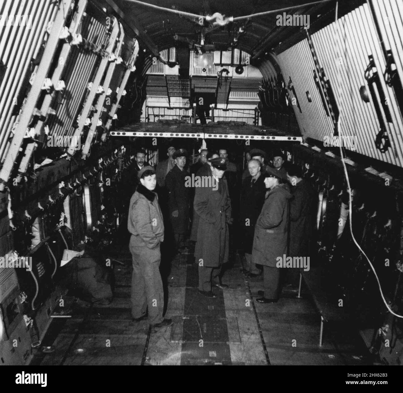 Here is an interior view of the latest Douglas type aircraft 124 a four ...