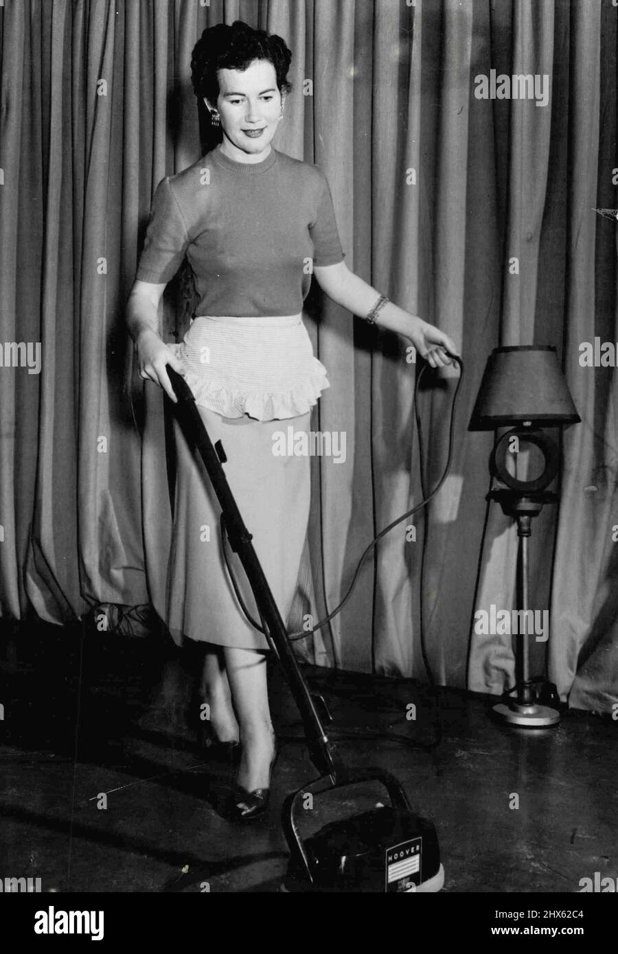 10am: She whisks the polisher over the varnished floors of her living ...