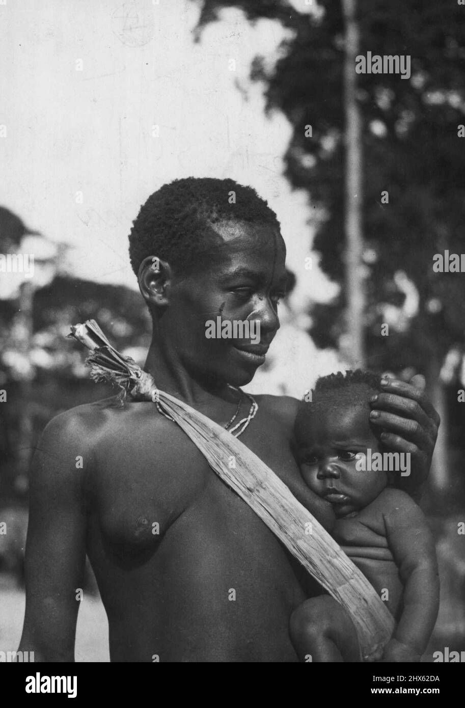 Misc - People - African Pygmies. August 21, 1954. (Photo by Mahuzier ...