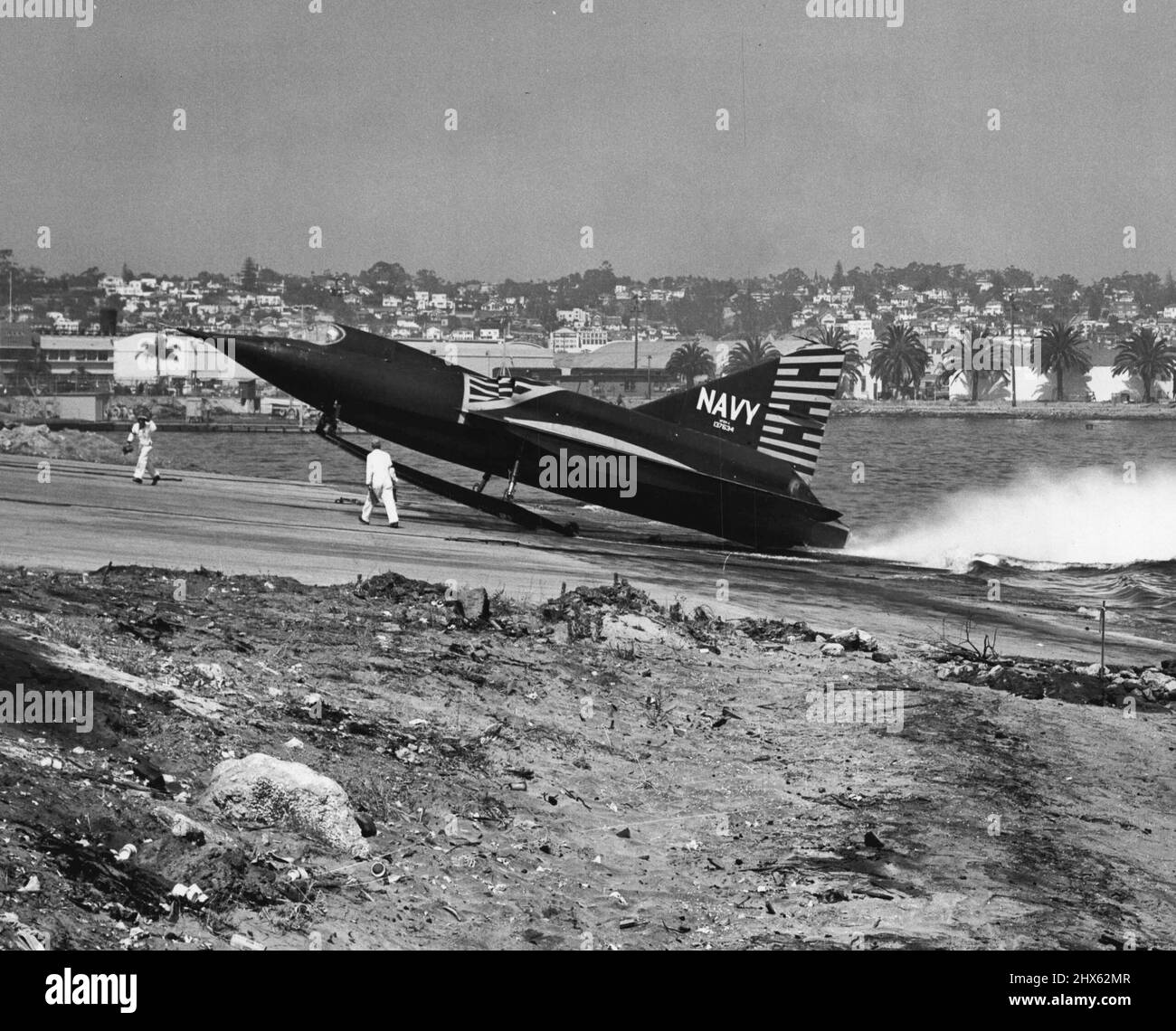 Like a needle-nosed hunter from the deep, the Navy's Sea-Dart, a ...