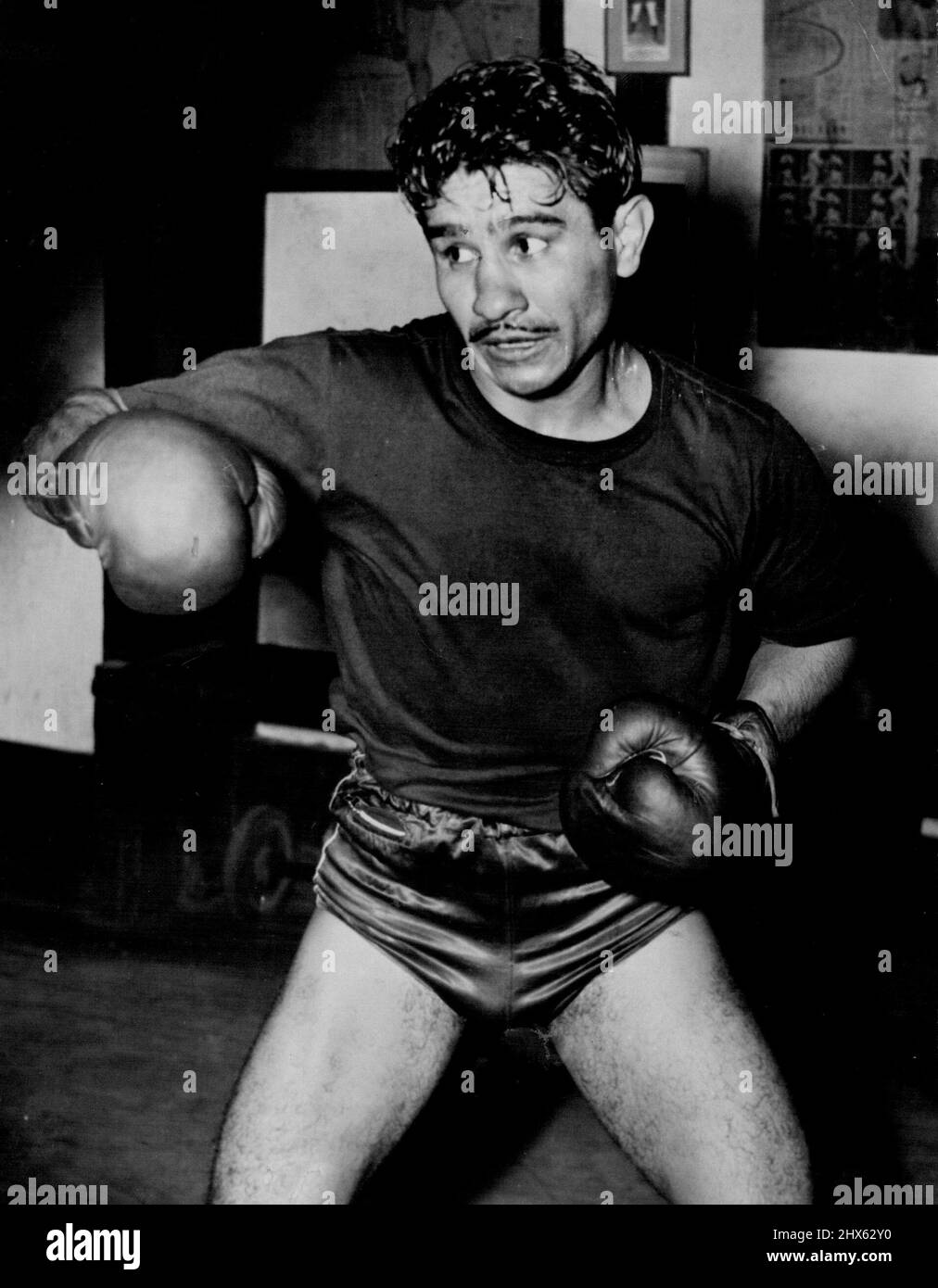 Mexican Ernesto Aguilar works' hard at training for his fight against ...