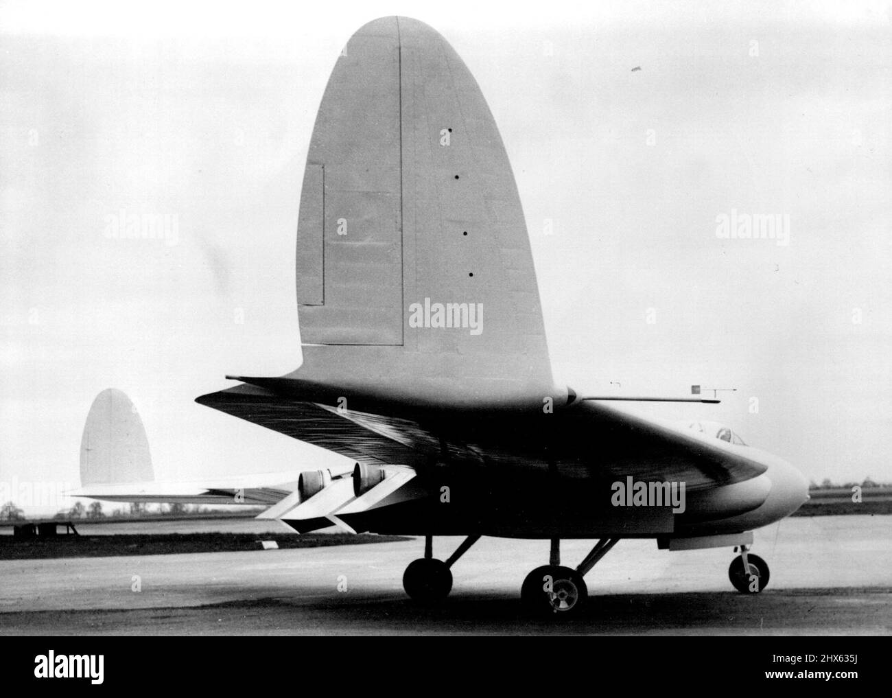 Jet-Wing No. 1 Secrets on Show. A view of the Armstrong-Whitworth AW 52 ...