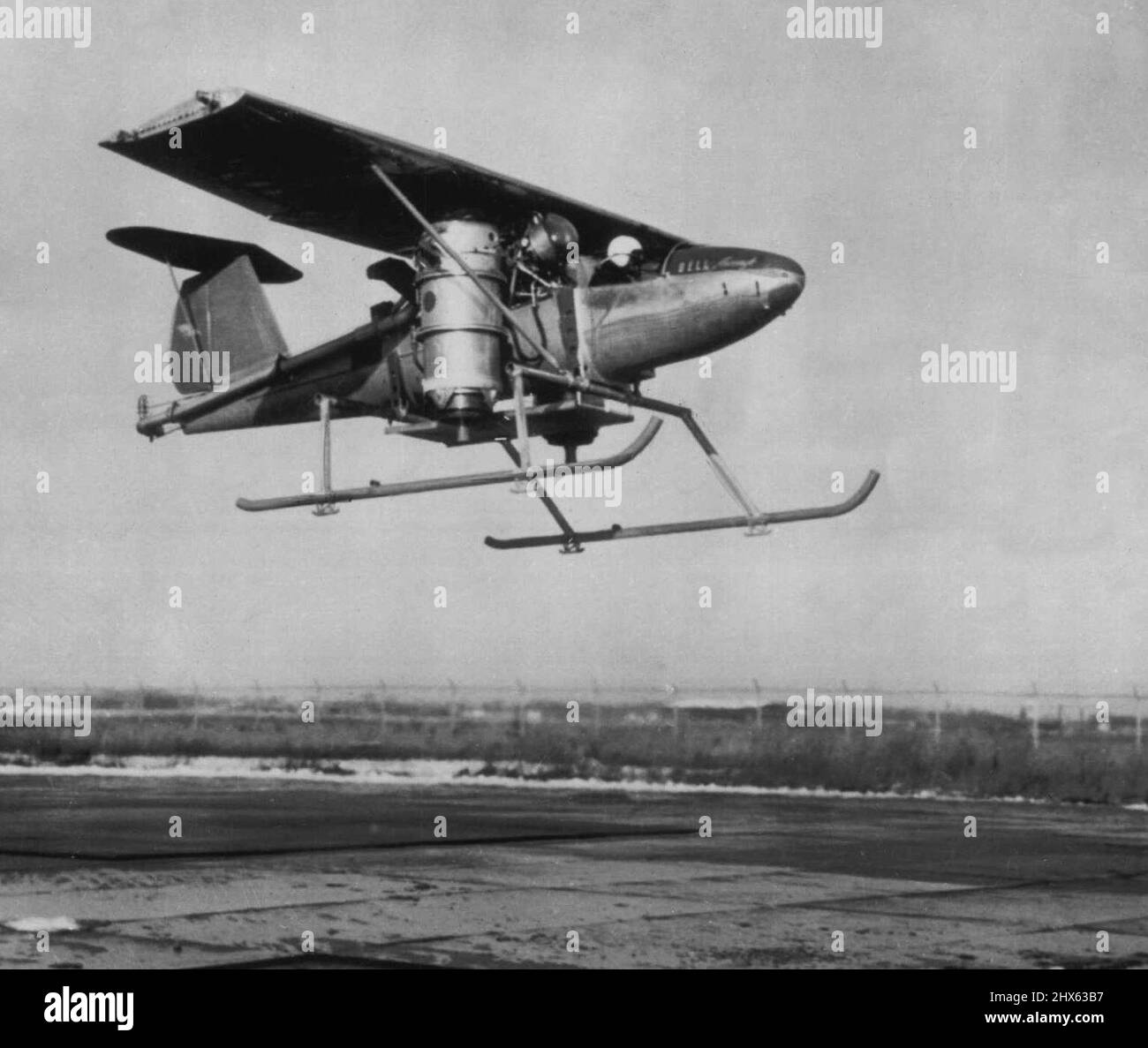 Bell's Experimental Jet-Propelled Vertical-Rising Plane - This is Bell ...