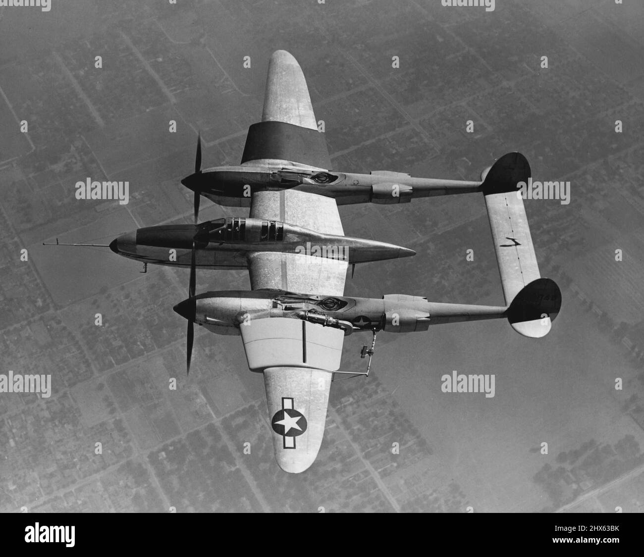 Lockheed Lightning Sword fish "flying wind tunnel". February 05, 1946 ...