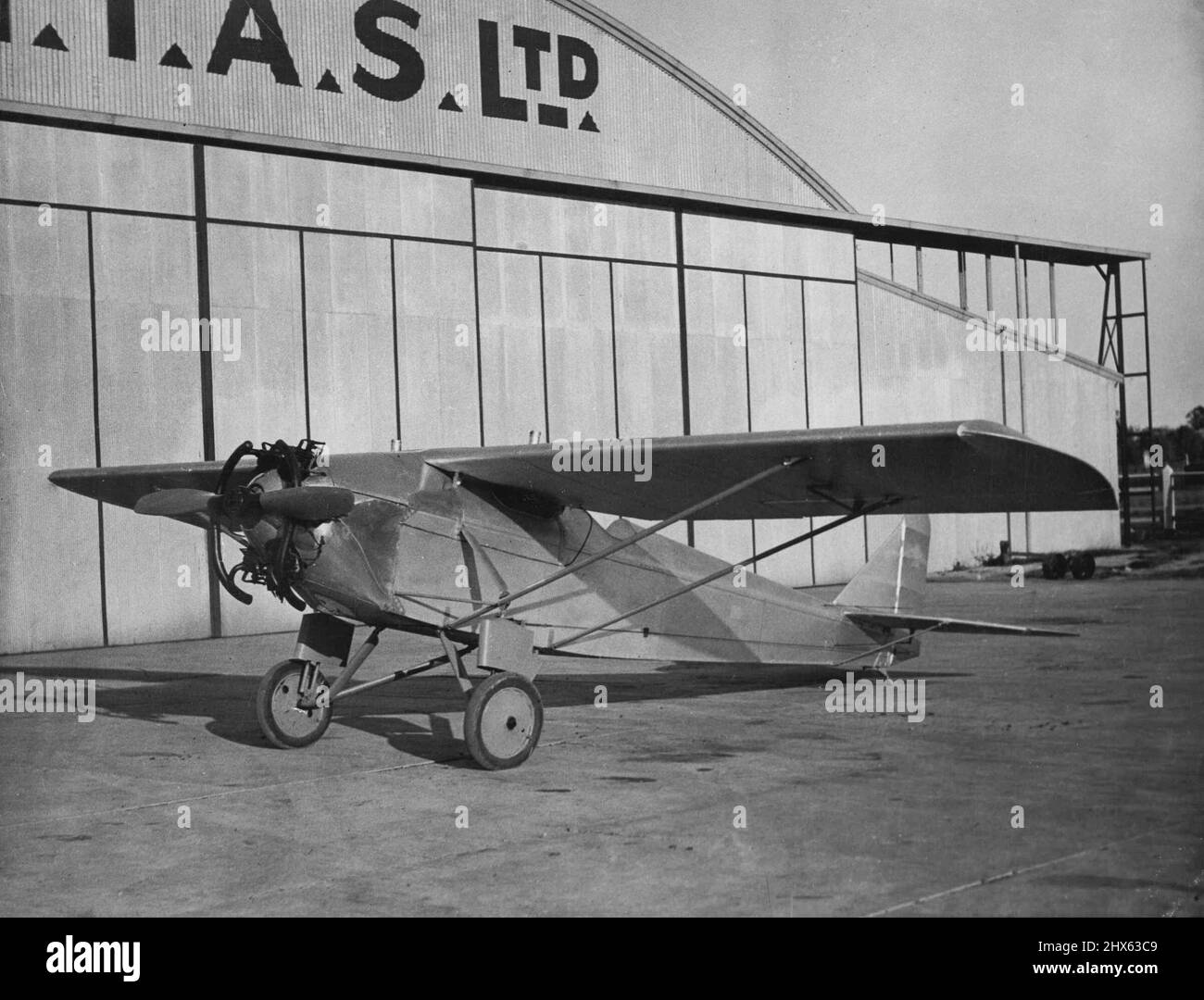 Designed And Built In Brisbane - The Wicko Lion monoplane, a two-seater ...