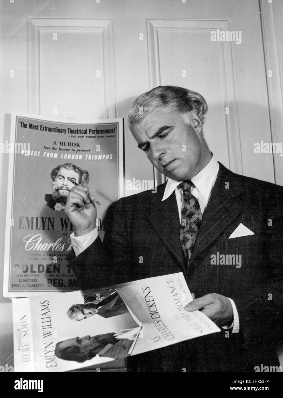 Emlyn Williams Returns To North Wales - A very recent picture of Emlyn ...