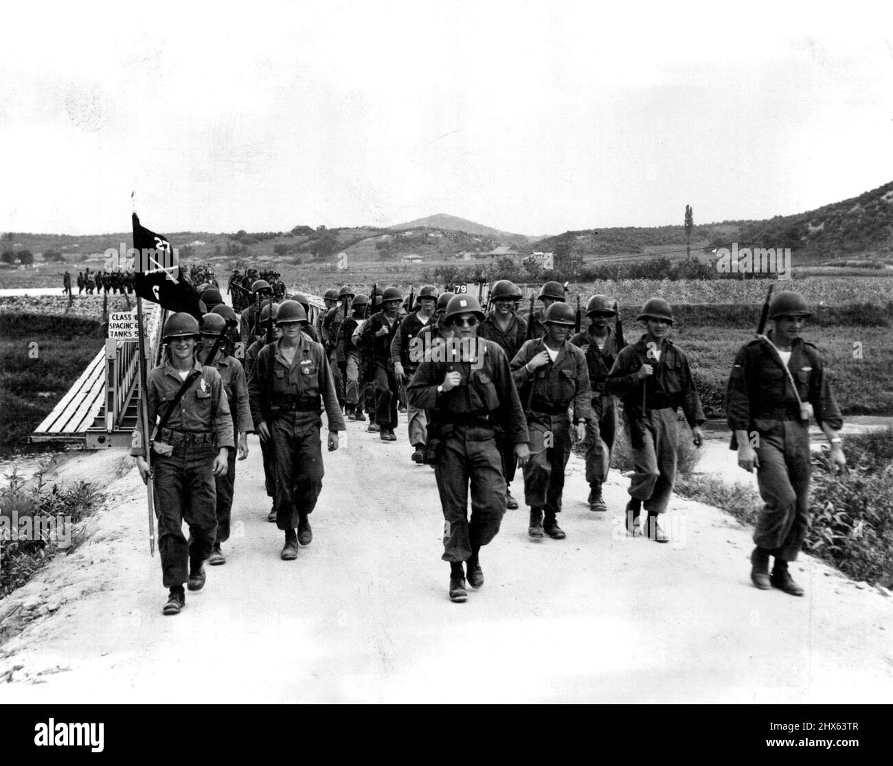 American Troops in Korea. August 26, 1954 Stock Photo - Alamy