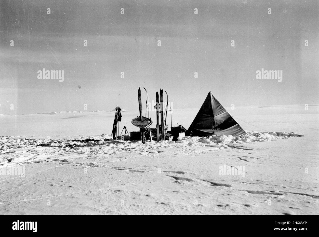 British Arctic Expedition - A tent scene on the ice cap. November 26 ...