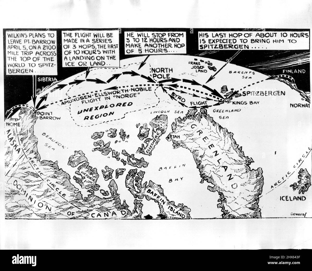 Map north pole snow Black and White Stock Photos & Images - Alamy