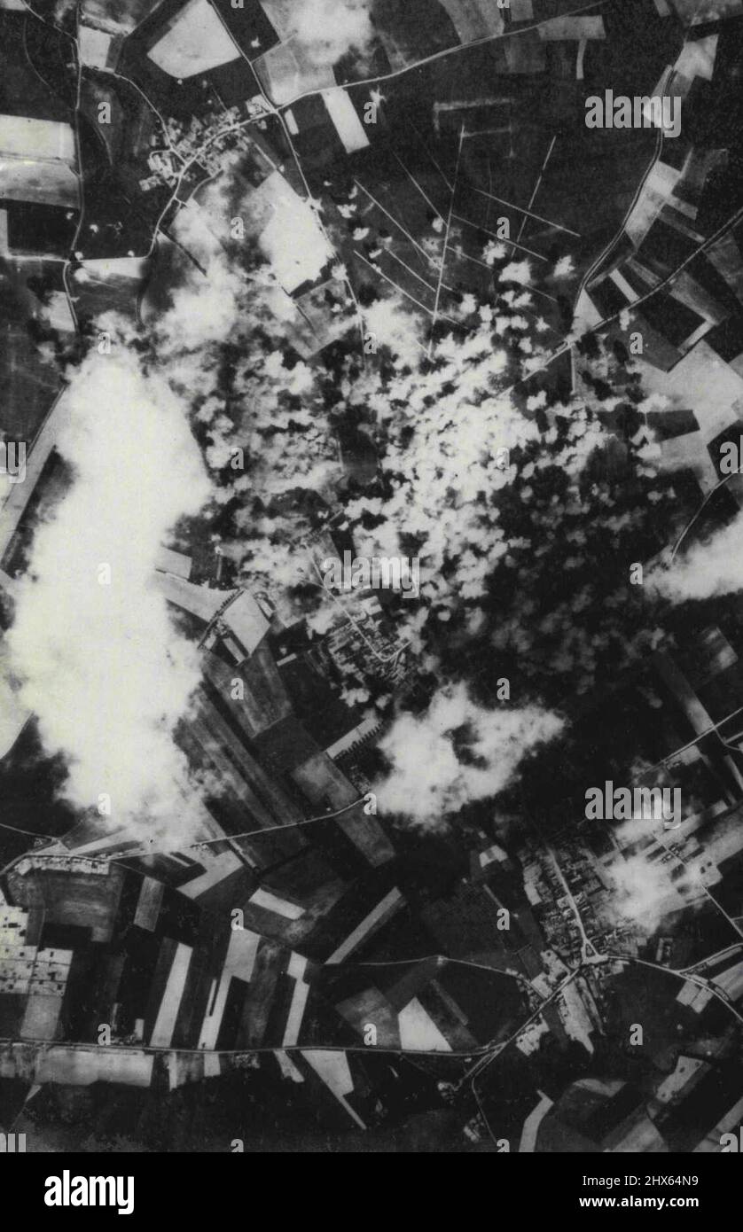 U.S. Heavy Bombers Raid Important Aircraft Works In France. This ...