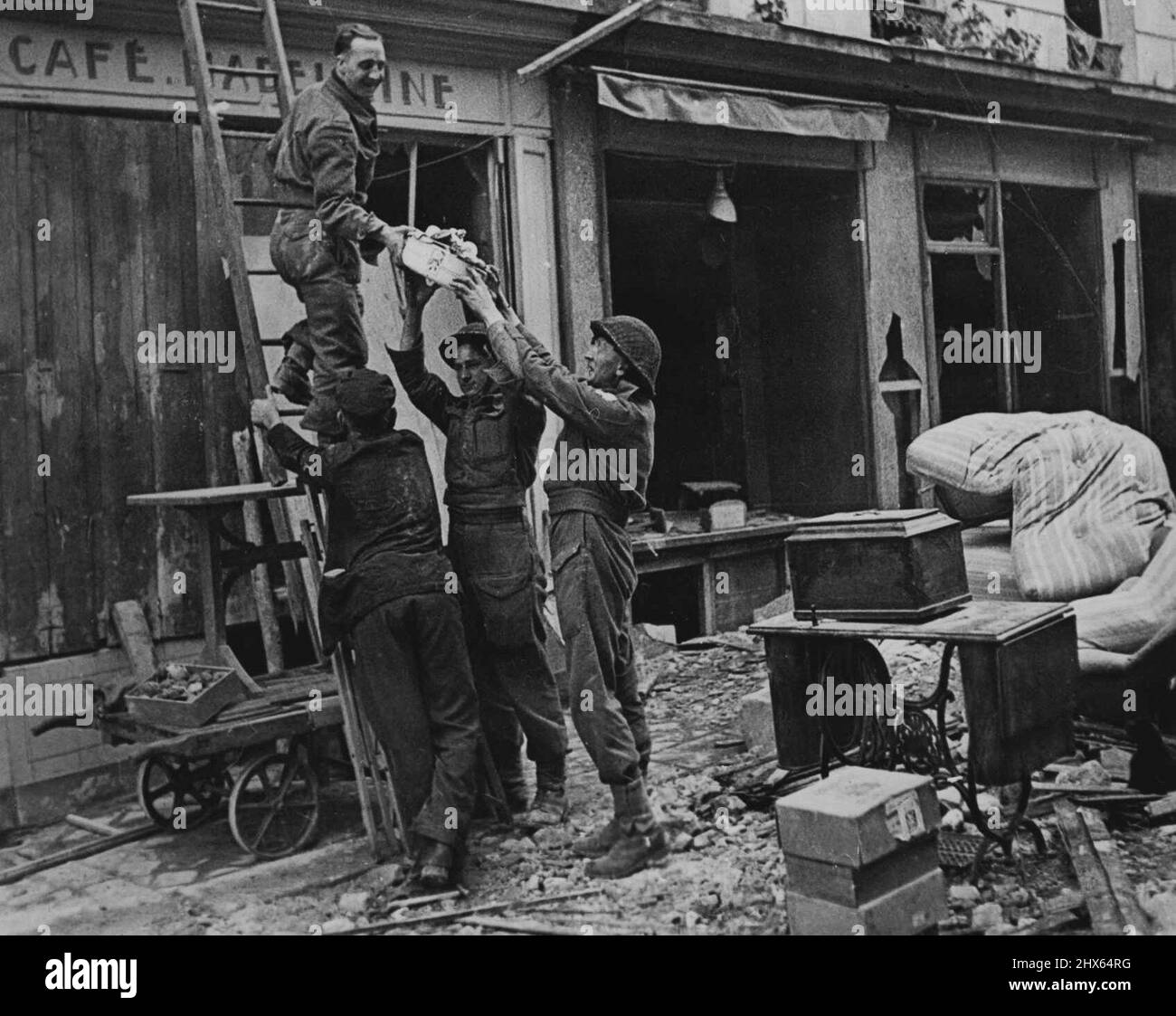 Bombed cafe hi-res stock photography and images - Alamy