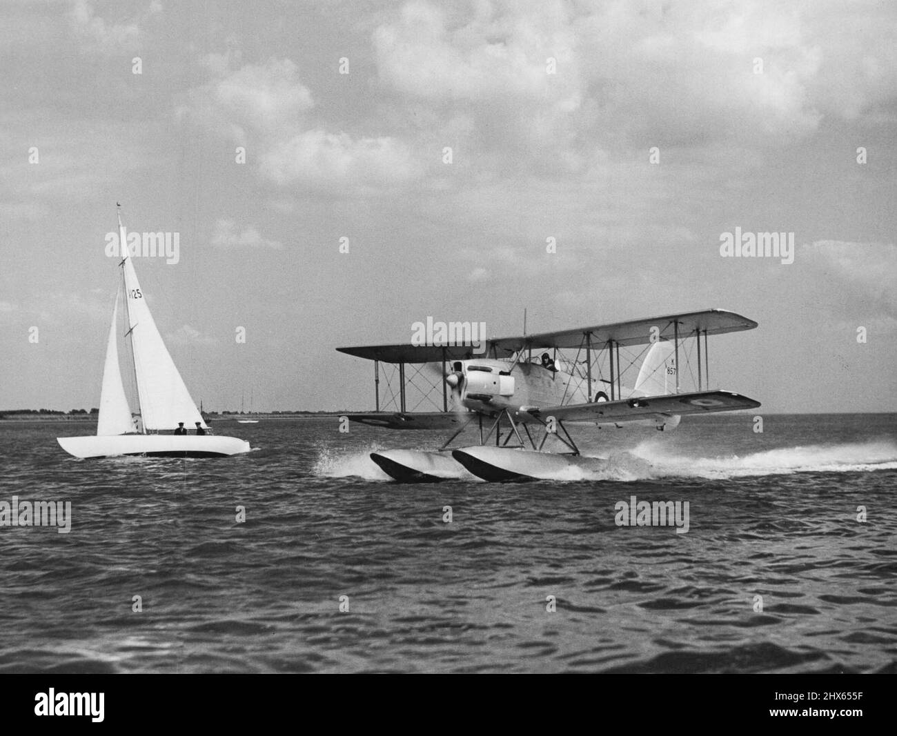 Reconnaissance At Sea -- First of a batch of the new Fairey Seafox ...