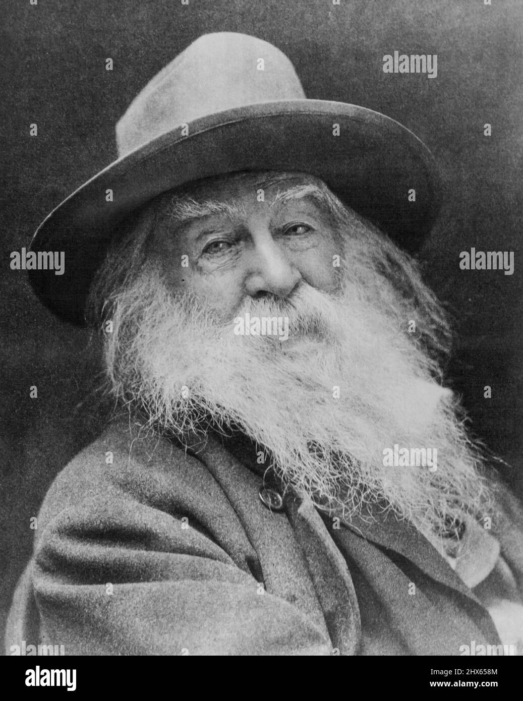 Walt Whitman - American Poet. June 07, 1951 Stock Photo - Alamy