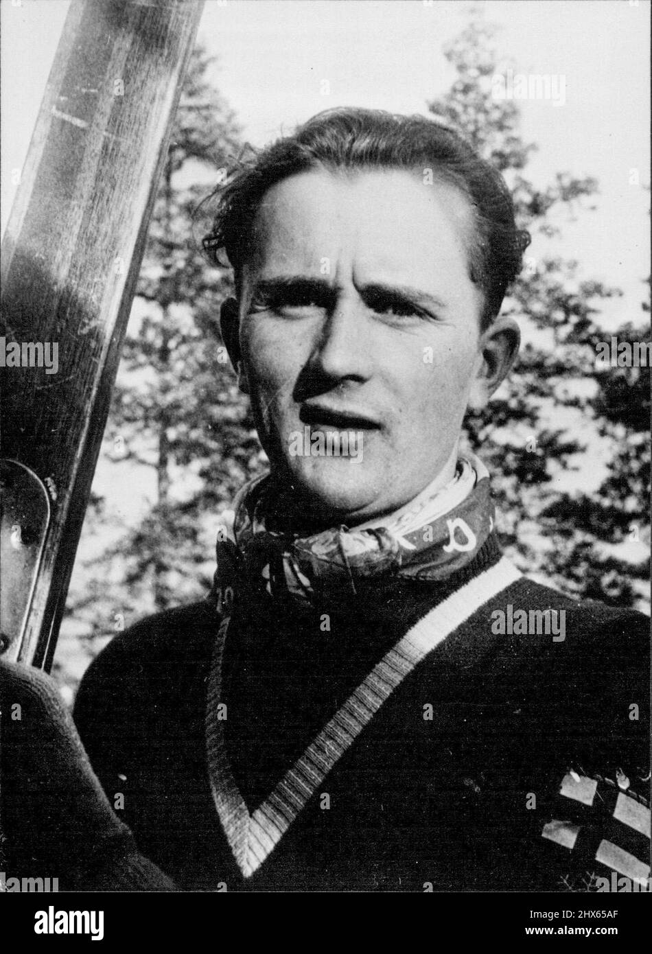 Finnish Athletes For Winter Olympics -- Matti Pietikainen, Ski Jumper ...