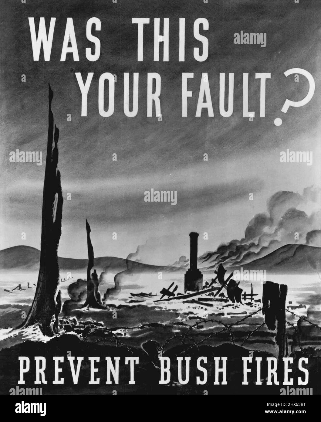 Bush Fire (Prevention, Etc.) - Posters (See Also: Advertising-Misc ...