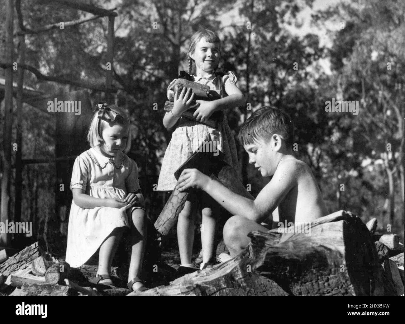 Childrens. April 24, 1942 Stock Photo - Alamy