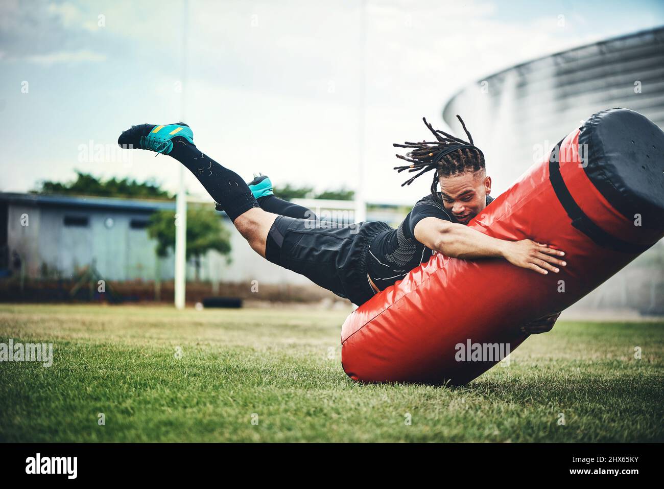 Rugby tackle bag hi-res stock photography and images - Alamy