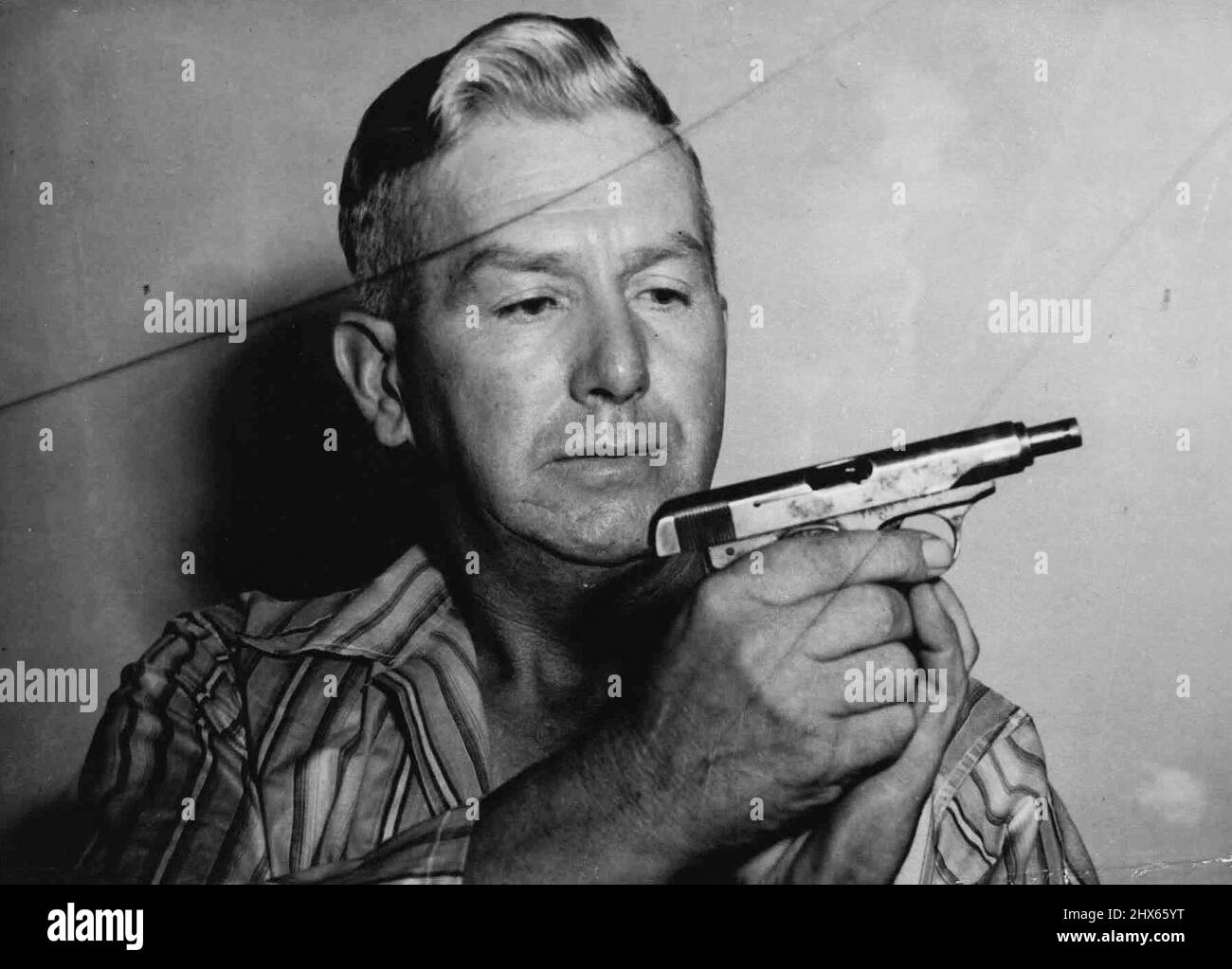 Coburg Nightwatchman Mr. Clem Hollis fired six shots about 2.30 a.m ...