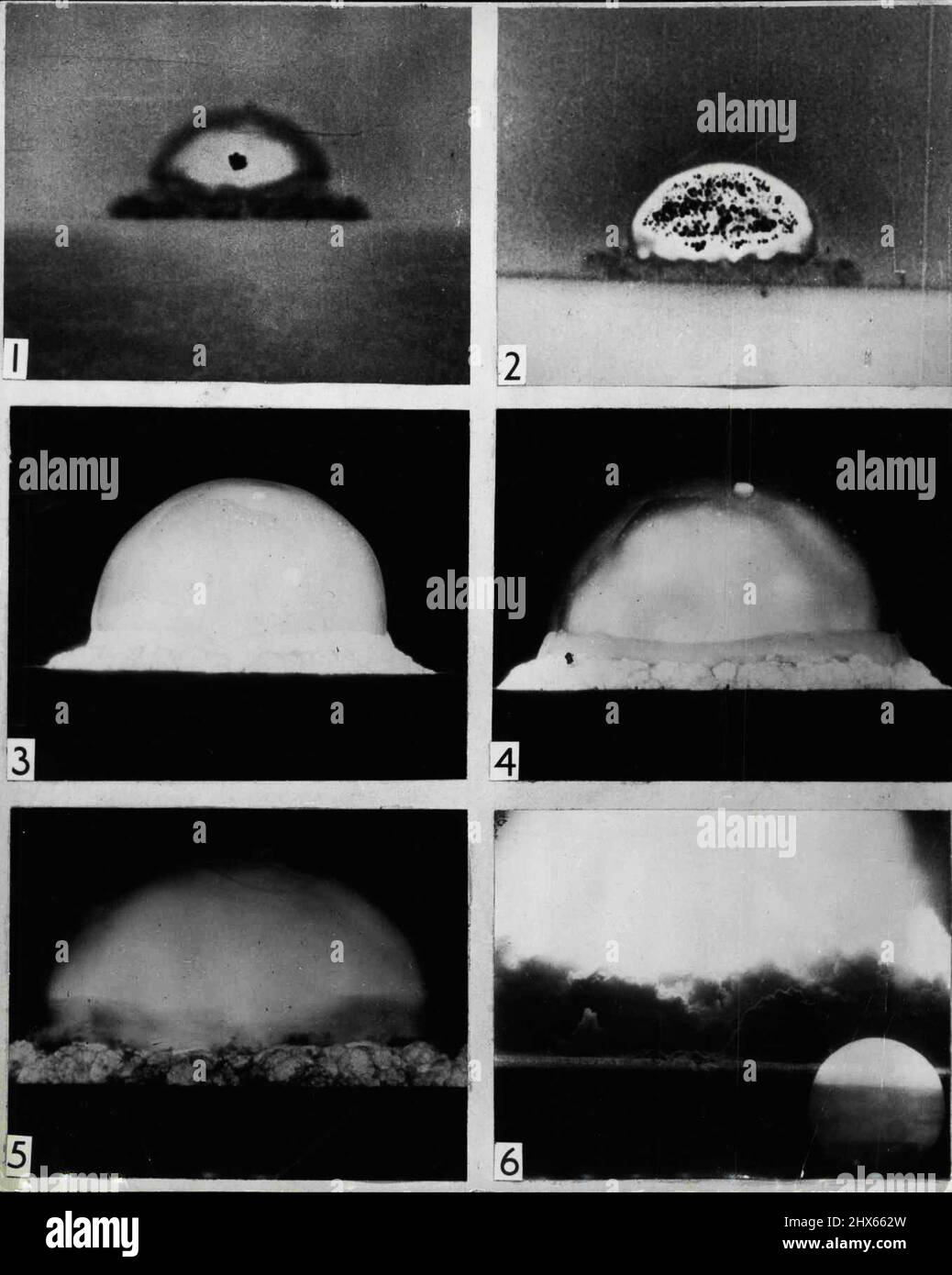Explosion of Atomic Bomb recorded by U.S. Army Camera. This series of ...