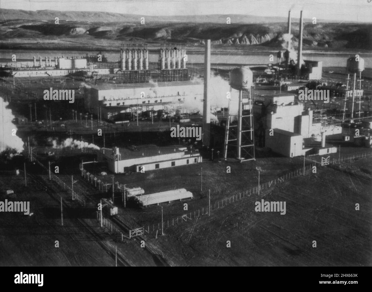 West Coast Atomic Bomb Factory -- This is one of the production areas ...