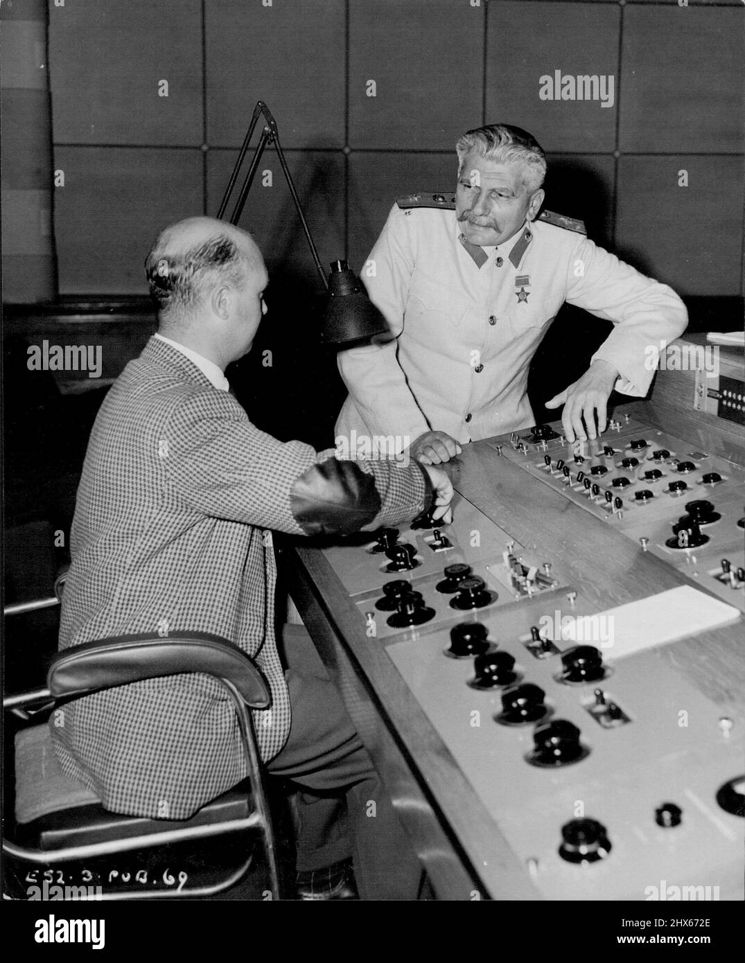 Stalin at Elstree studios! Even hard-boiled film technicians had to ...