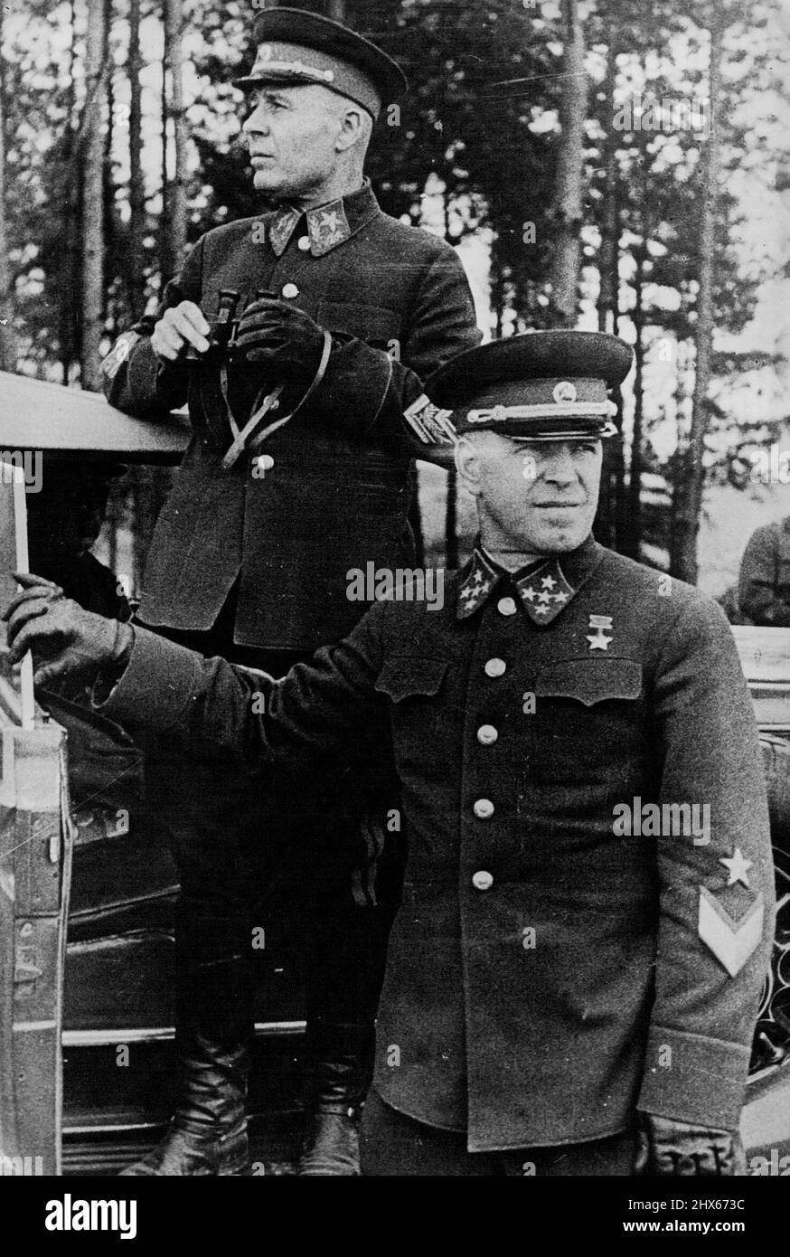 Defenders of Moscow. Timoshenko Takes Over Southern Front. Gen. Zhukoff ...