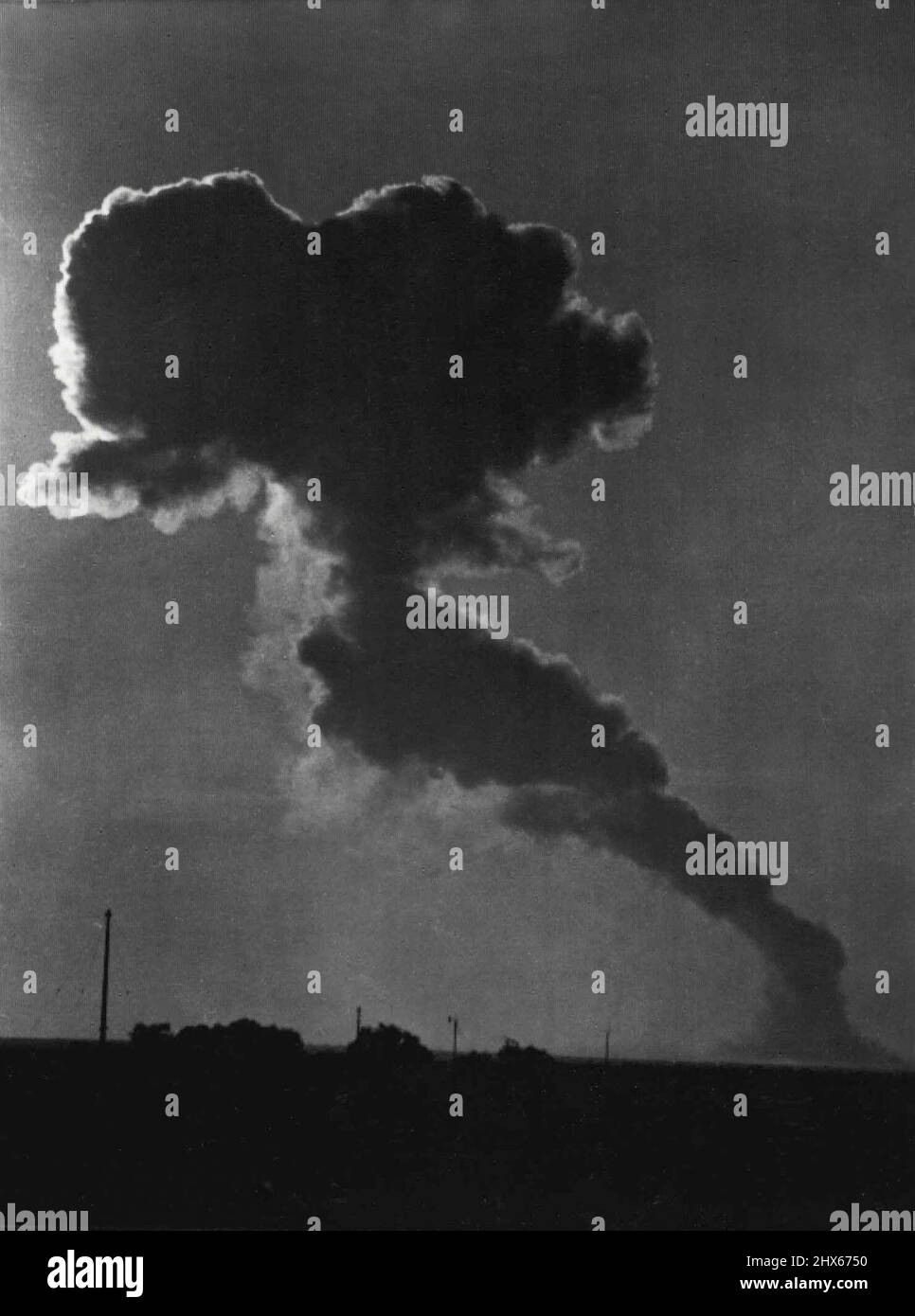 89Q.A. - Atomic Test At Woomera Rocket Range. October 01, 1953 Stock ...