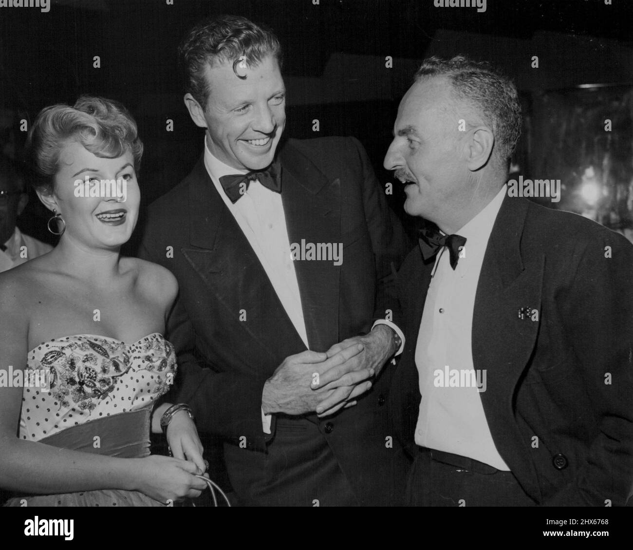 Susan Zanuck, Dan Daley,Daryle Zanuck. February 28, 1953 Stock Photo ...