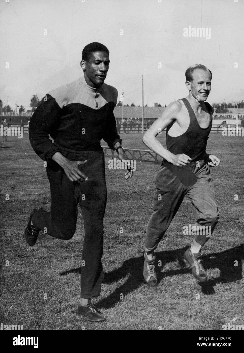 Famous Runners Train At Helsinki -- Two famous runners training ...