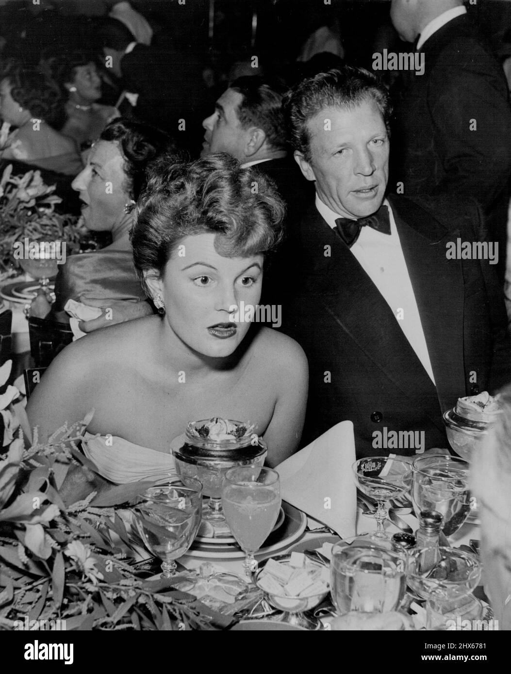 Susan Zanuck, Dan Daley. May 29, 1953 Stock Photo - Alamy