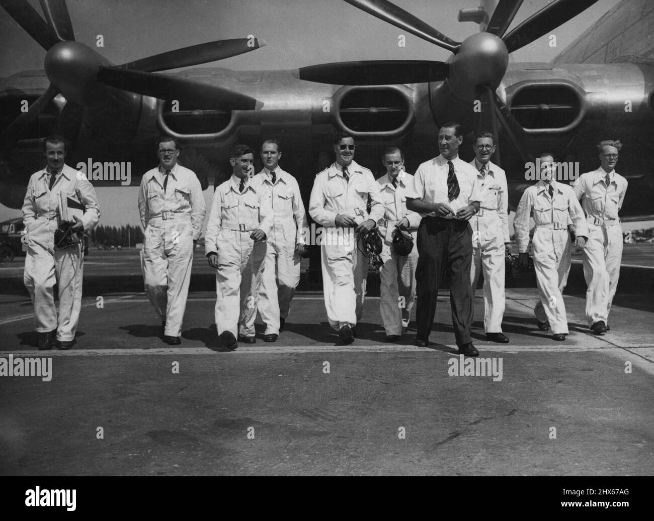 105I - Bristol Brabazon Aircraft. September 20, 1949. (Photo by ...
