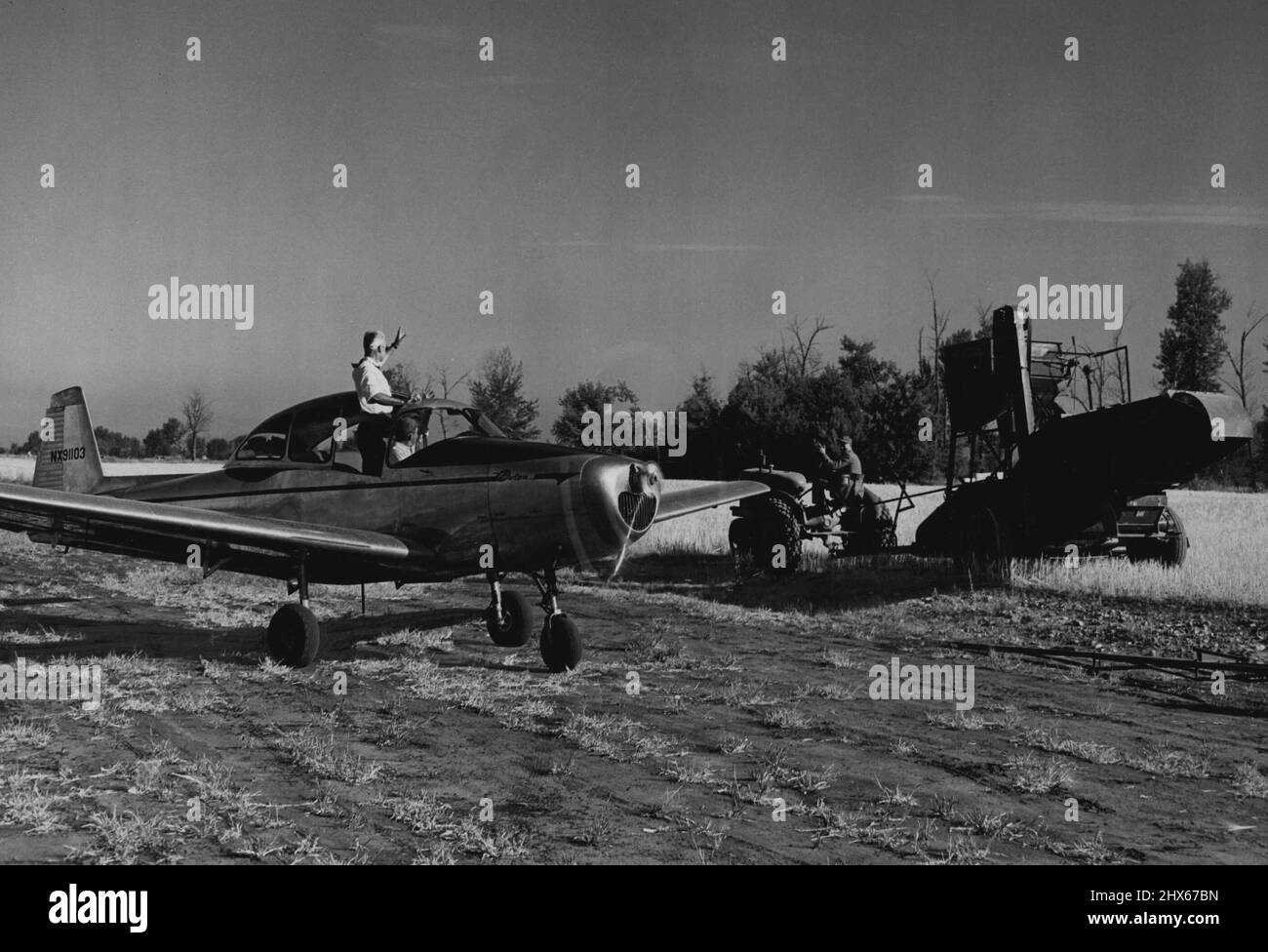 Uncle Sam's flying Doctor. April 24, 1947 Stock Photo - Alamy