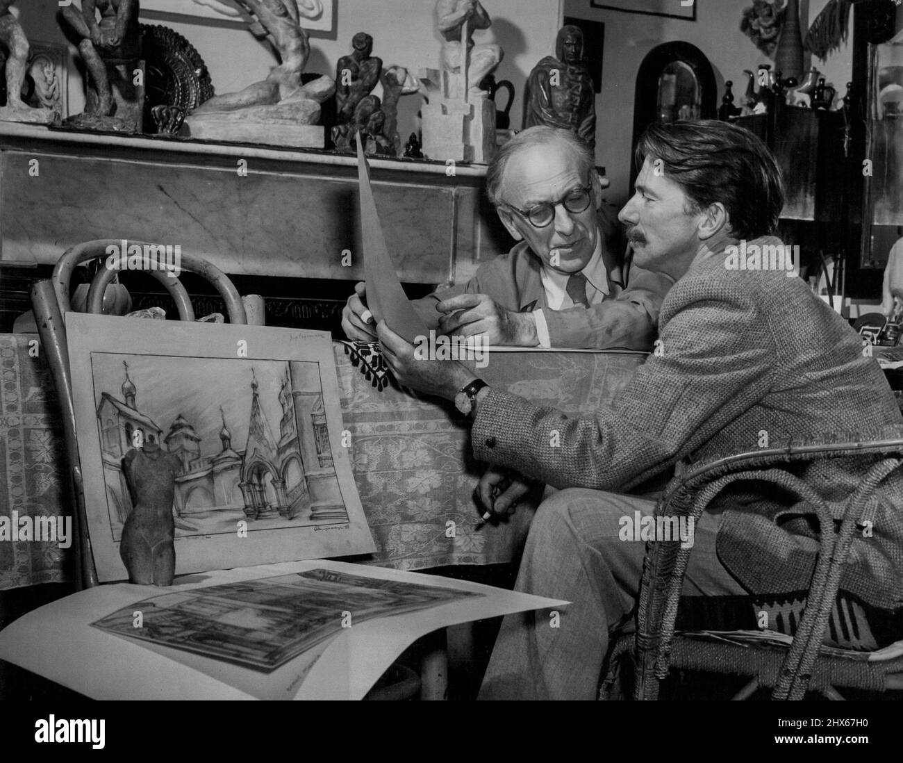 His real love is for creating theatrical decor. With William Constable ...
