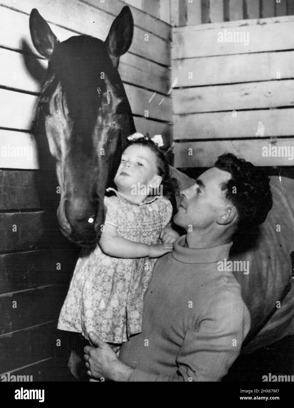 Bob Sinclair introduces two-year-old Vicki Sinclair to Wodalla at ...