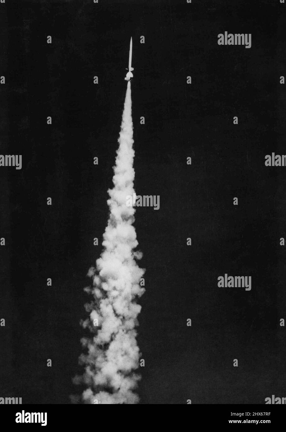 Airborne Camera Stand -- An Aerobee rocket, of the same type used by ...