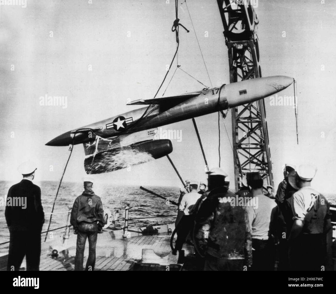 Pilotless Ram-Jet Recovered After Record Flight - A Gorgon IV (PTC-N-2 ...