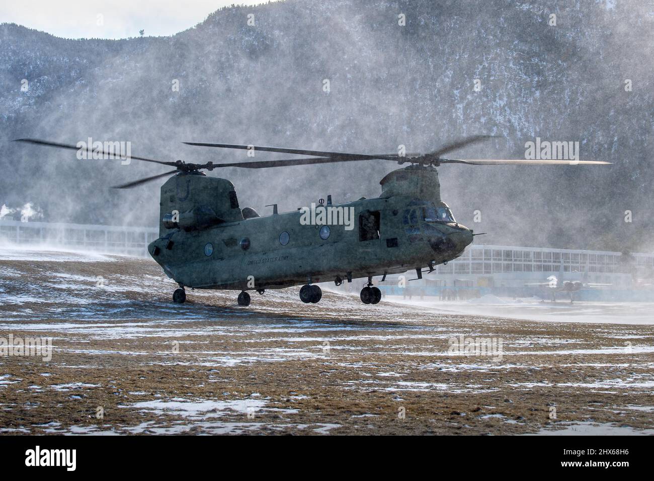 U.S. AIR FORCE ACADEMY, Colo. – An Army CH-47 Chinook from Ft. Carson ...