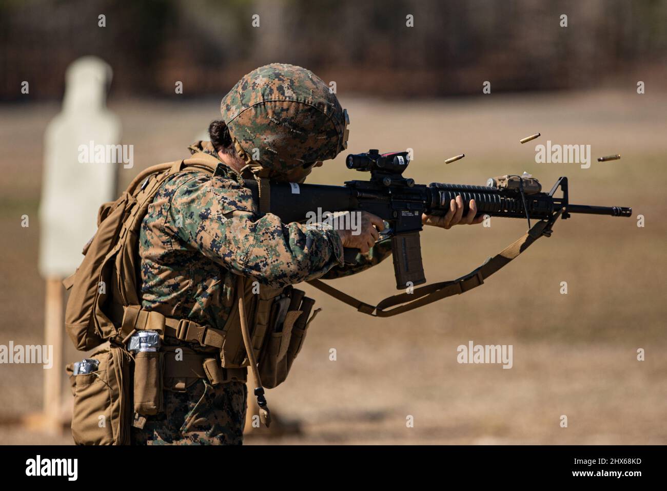 U.S. Marine Corps Cpl. Autumn M. Duckworth, a communications ...