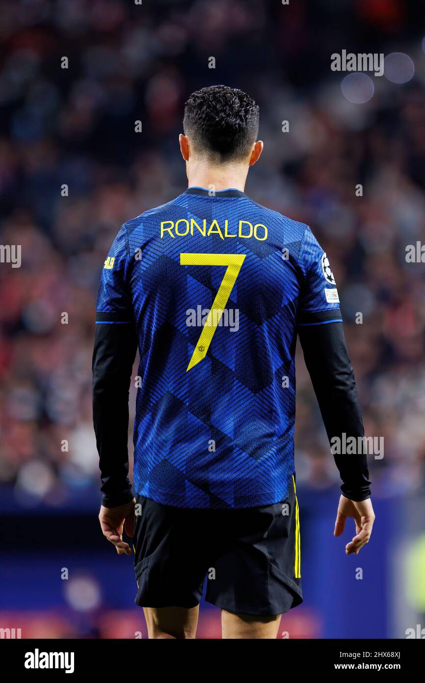 MADRID - FEB 23: Cristiano Ronaldo in action at the Champions League ...