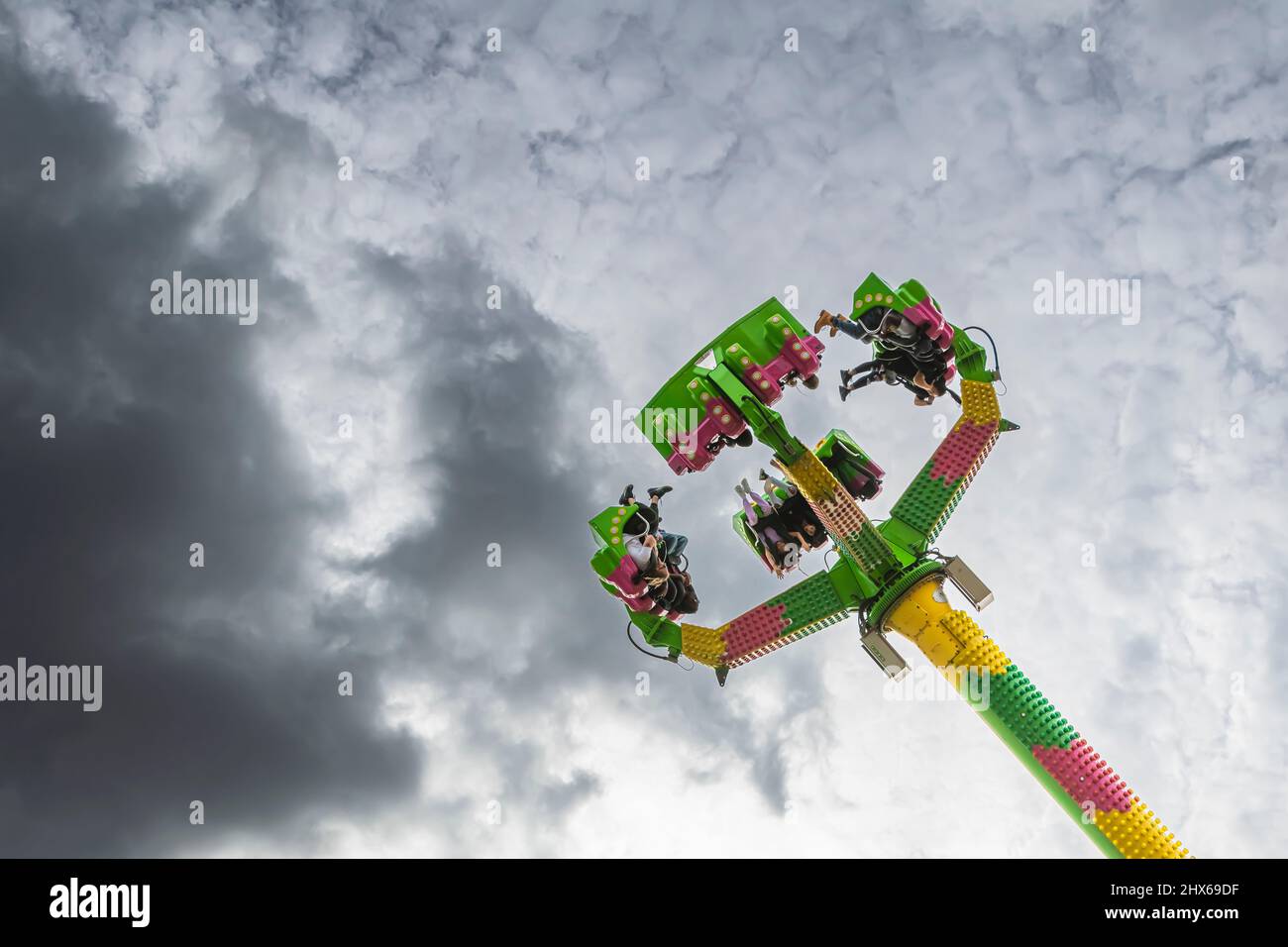 Tampa Florida USA 02 15 2022. The streetfighter 360 ride at the Florida ...