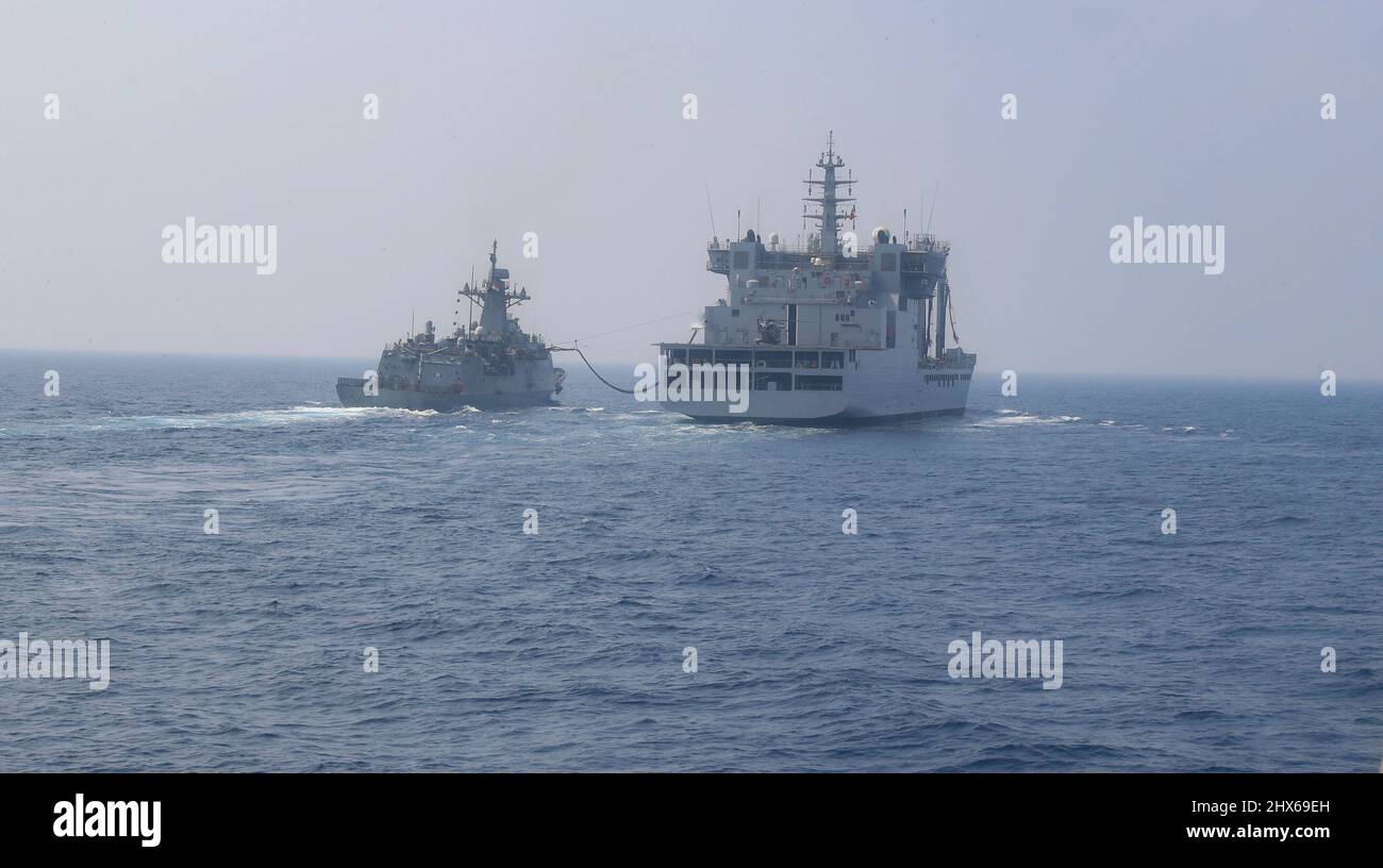 INDIAN OCEAN (March 3, 2022) The Arleigh Burke-class guided-missile ...