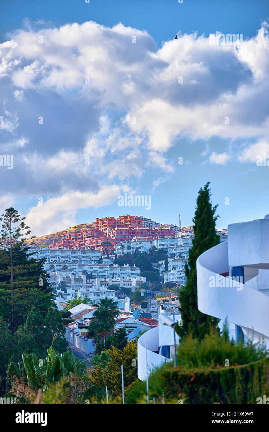 Marbella - the beautiful coastal city of Andalusia, Spain. The beach of ...