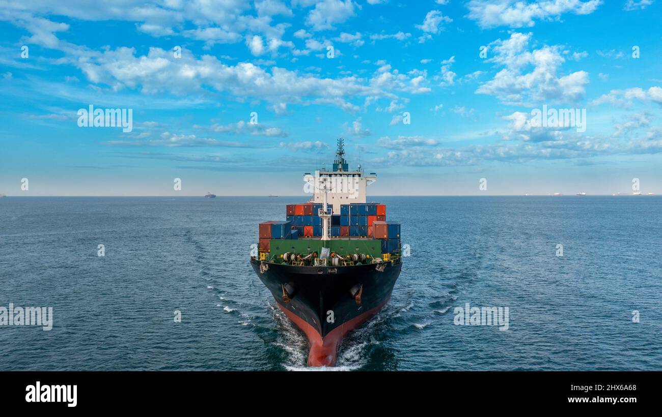 Aerial view maritime service hi-res stock photography and images - Alamy