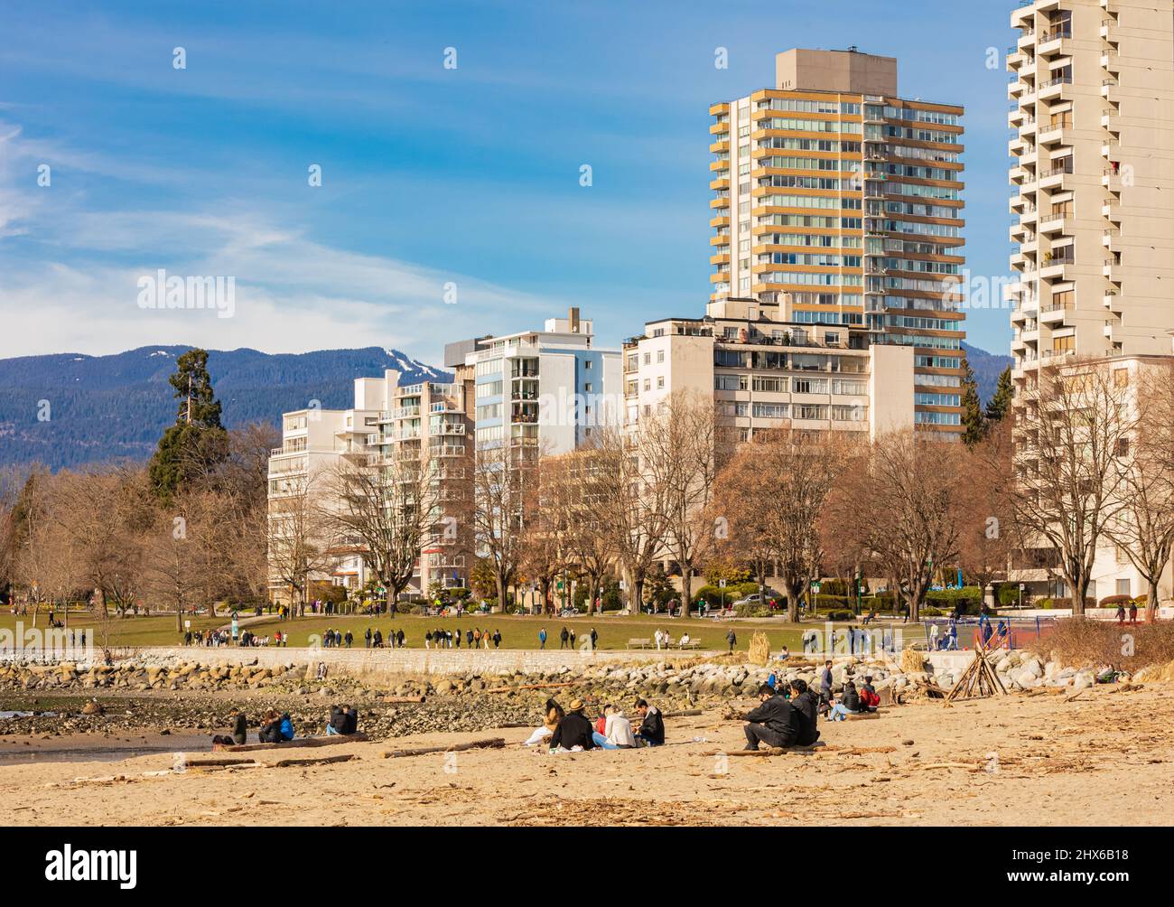 The most popular Vancouver beach is English Bay Beach near downtown, 50 ...